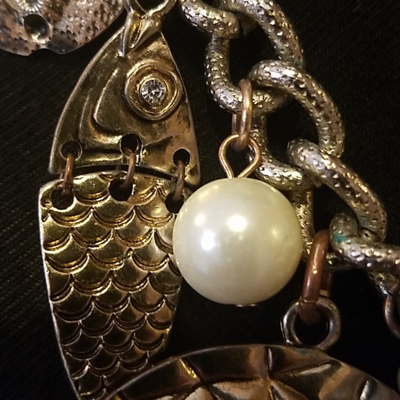 Jewelry | Starfish Fish Sand Dollar Pearls Necklace | Poshmark